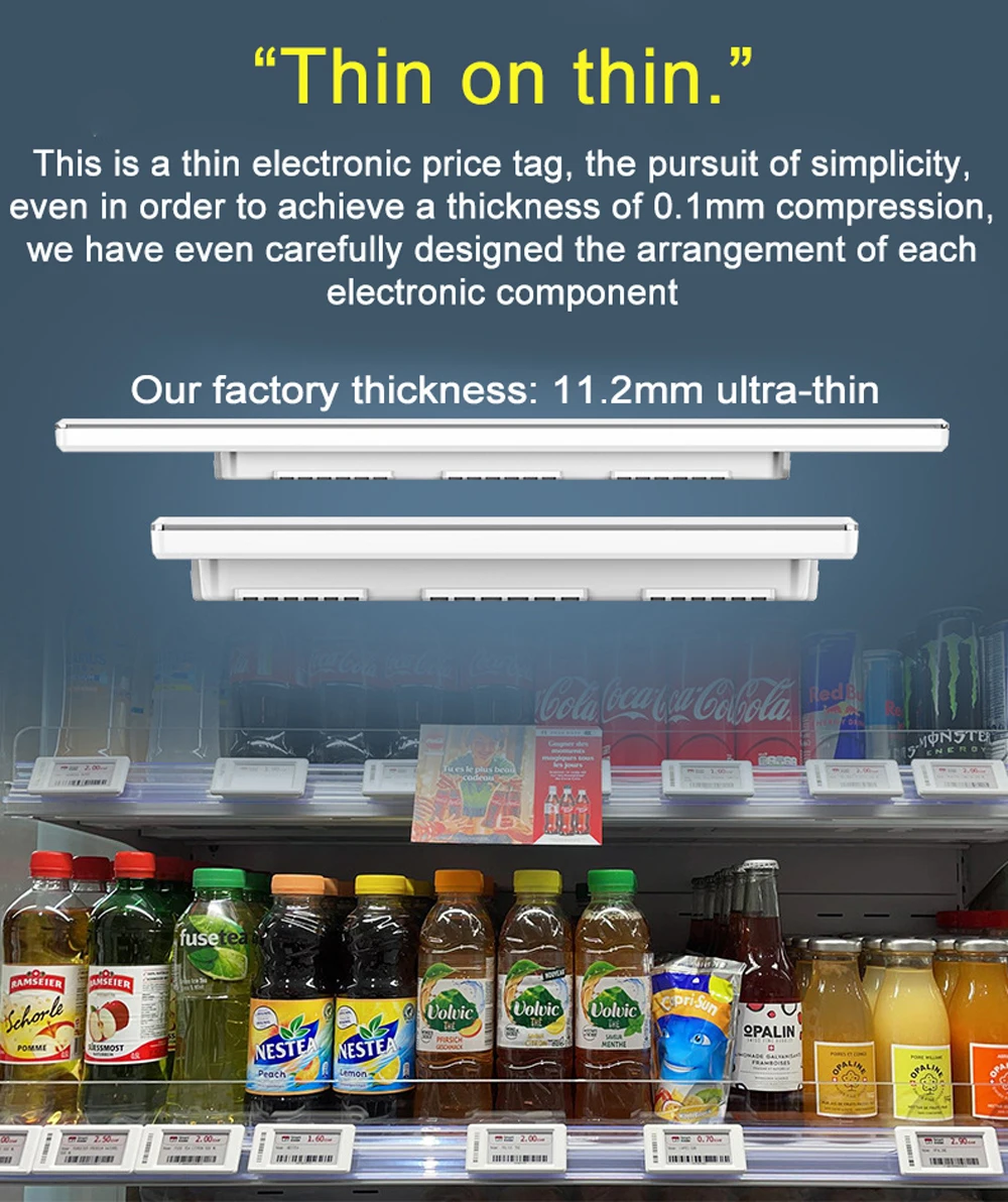 eink 2.9 inch electronic shelf label u9 u9xe label EPaper Screen E Ink ...