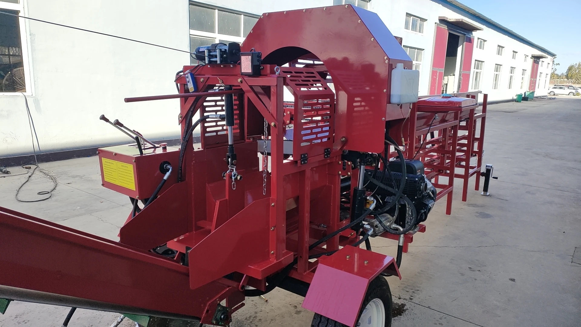 Tree Cutting Equipment 50 Ton Customize Large Firewood Processor Chain ...