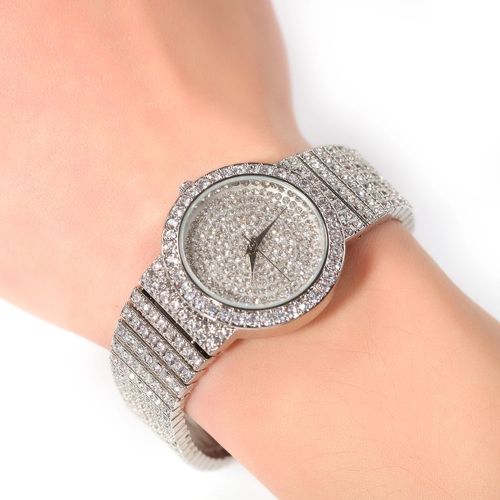 Hip Hop Bling Luxury Watches - Icy Wrist Female Watch