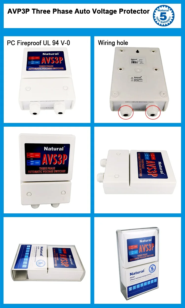 Natural 3 Phase Automatic Voltage Switcher AVS 3P