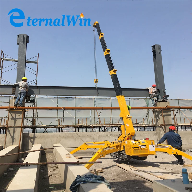 Mini 3 Ton 5 Ton Small Spider Crawler Crane Price For Sale - Buy Small ...