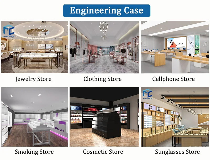 Shopify Mobile Phone Shop Interior Design - Custom Counters