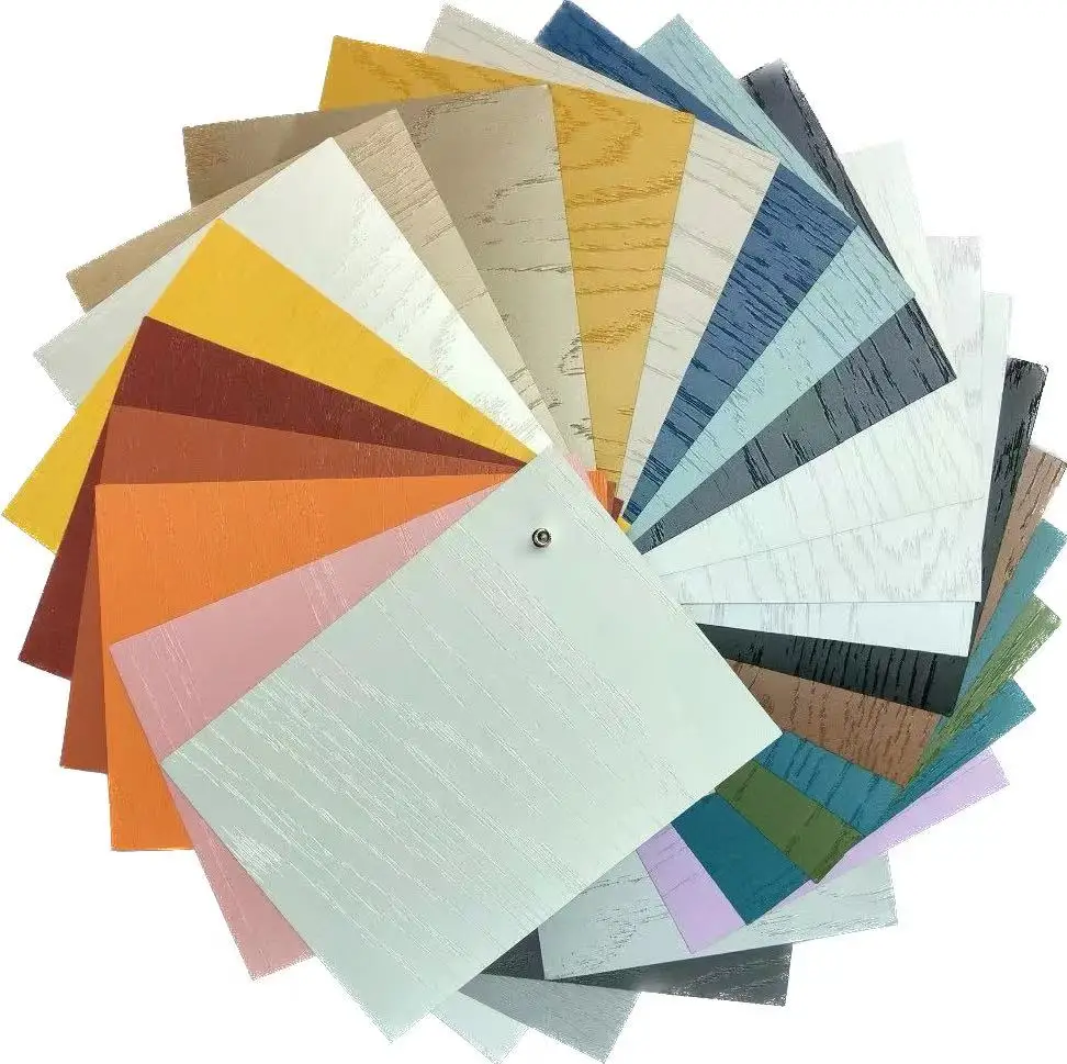 Wooden Embossed Texture Design PVC Film Roll Membrane Foil PVC Membrane ...