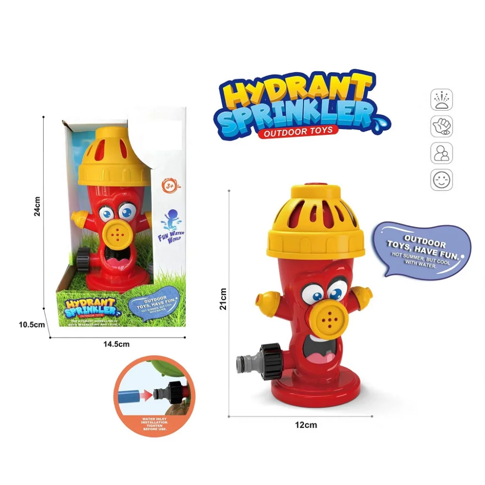 Kids Water Sprinklers Outdoor Summer Toys Fish Animal Shape Water ...