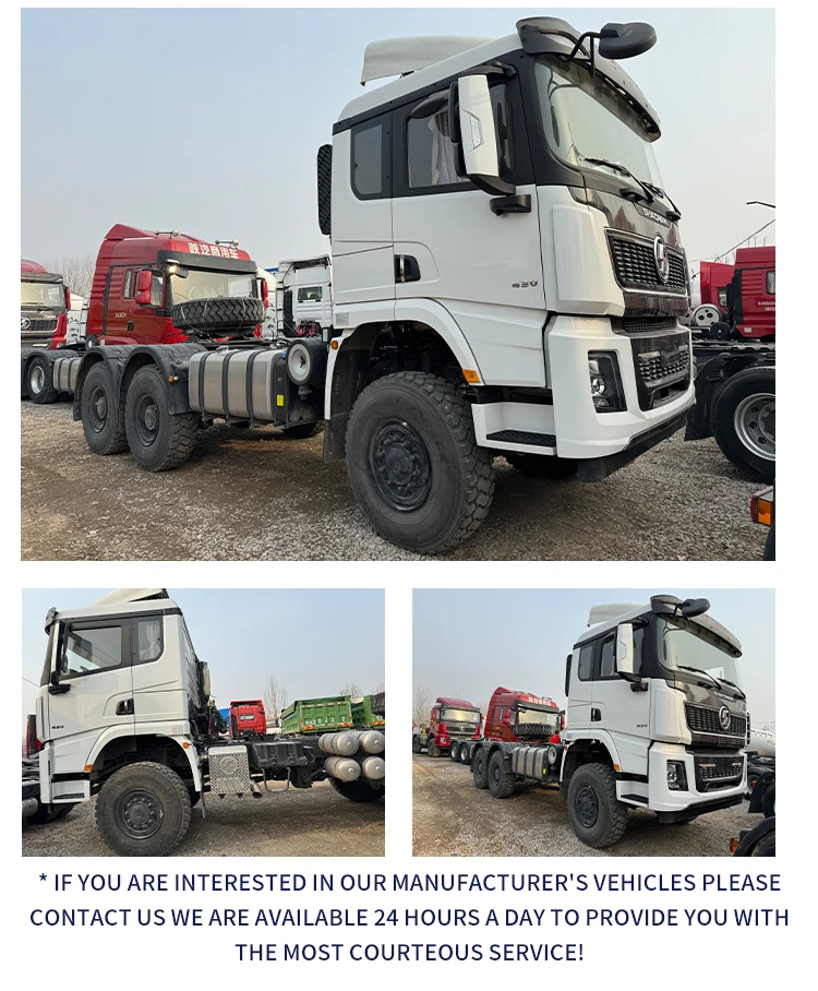 Shacman Brand New 6x6 Tractor Truck 430hp Truck Head - Buy Truck Head ...