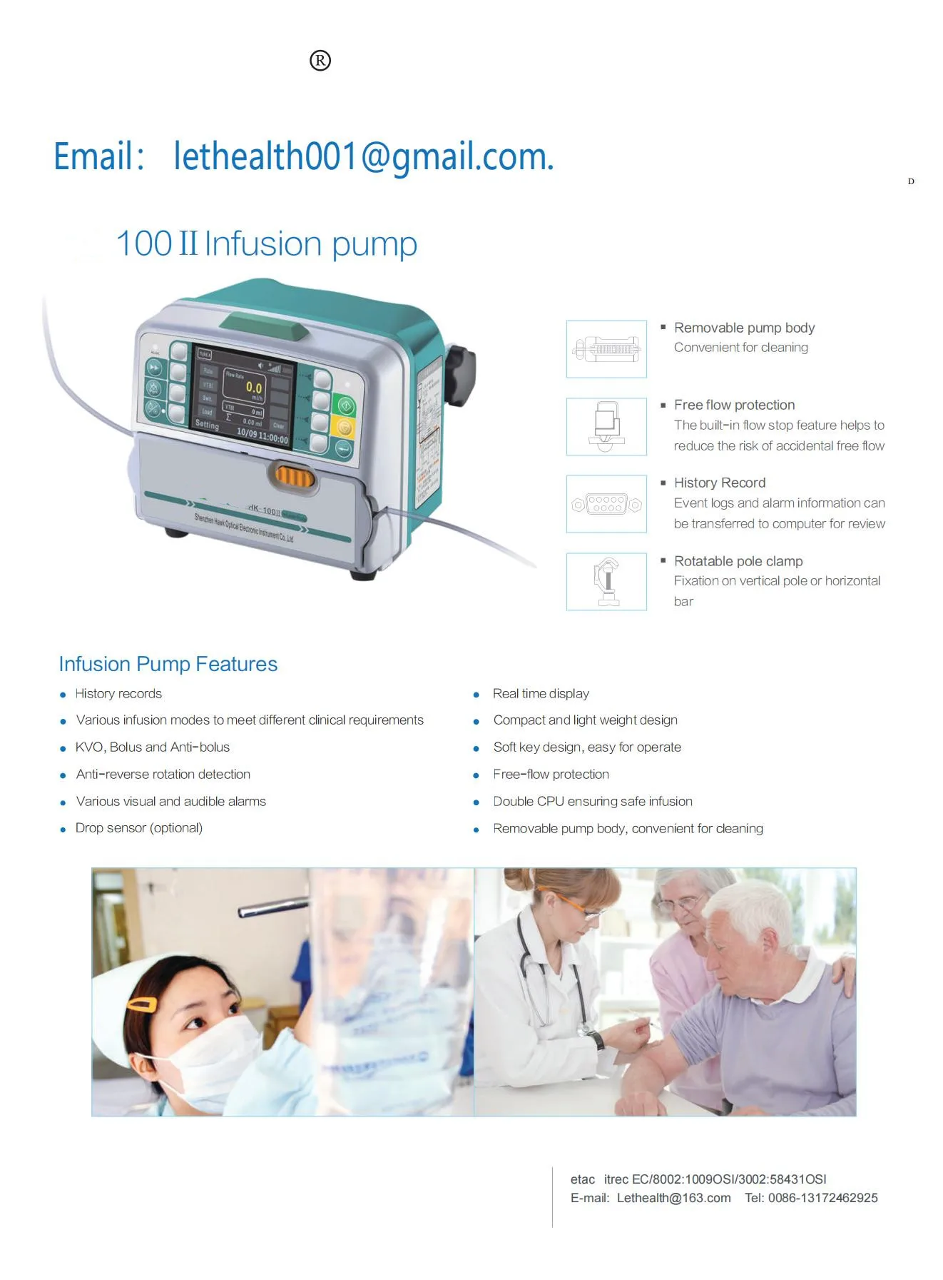Best Seller Disposable Medical Infusion Pump Anti-bolus Icu Hospital ...