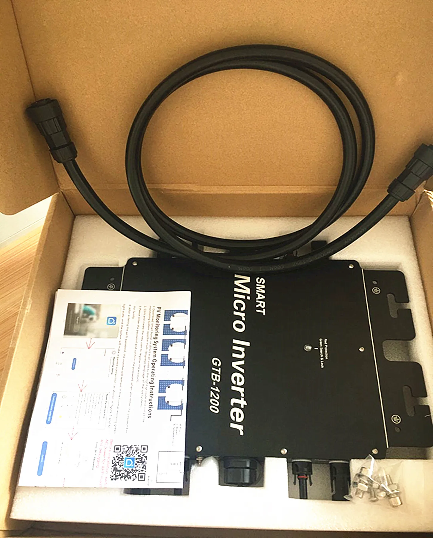 Micro Inverter 2000w 1600w Mppt Off Grid Solar Grid Tie Nep Built In Wi ...