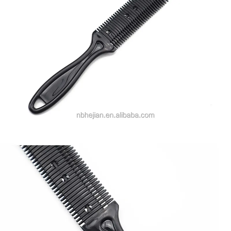Hair Cutter Comb 7inch Double Edge Razor Shapen Hair Thinning Cutting ...