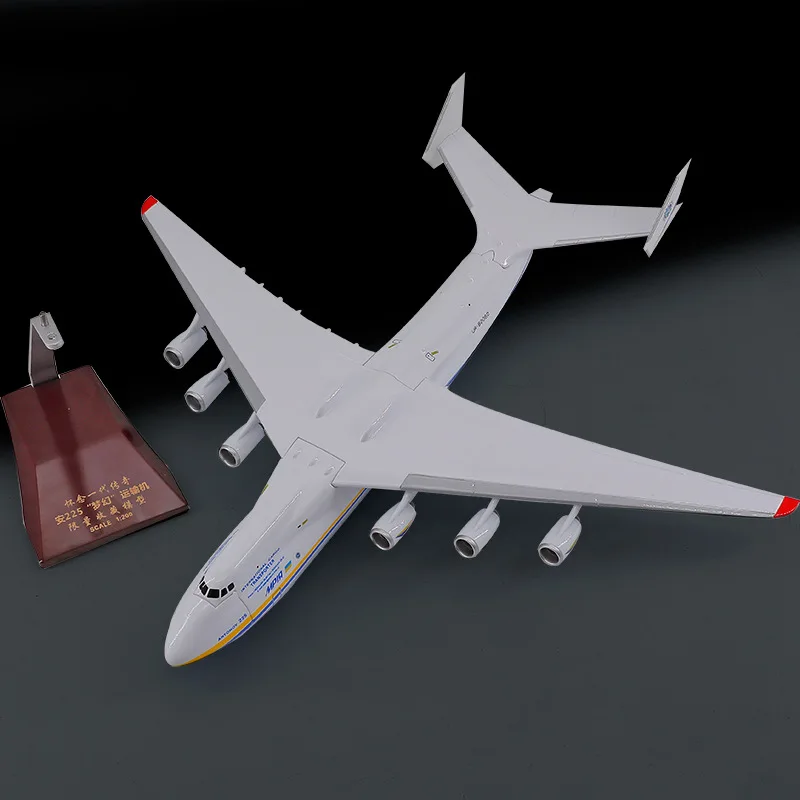 Antonov 225 Mriya Plane Model Ukraine Painted Premium Resin 42cm 1:200 ...