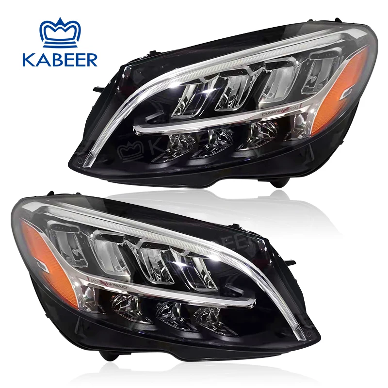 Oem Full Led Headlight For C Clase W205 2018-2021 Us Version Brand New ...
