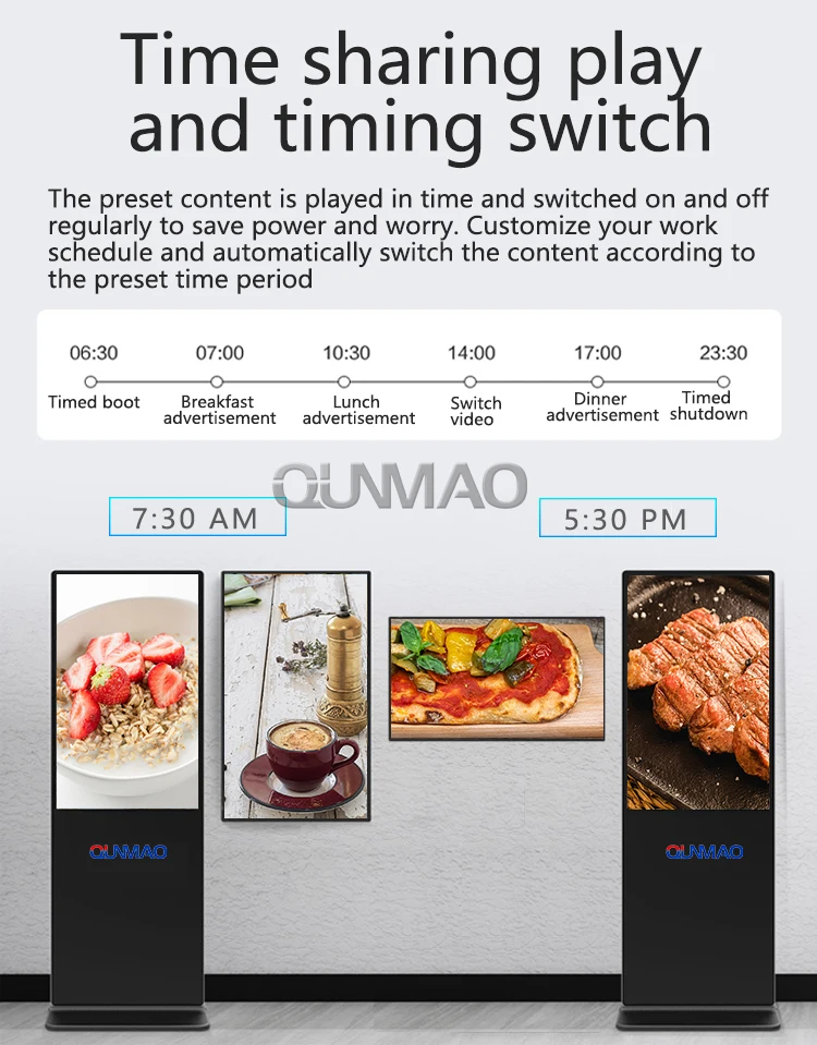 Free Stand Floor Standing Digital Signage Ad Player Indoor Digital ...