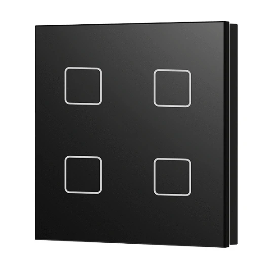 Ts4(wzs) 100-240vac 4 Scenes Tuya Zigbee Dimmer Touch Panel Switch Remote Control For Zigbee 3.0 ...
