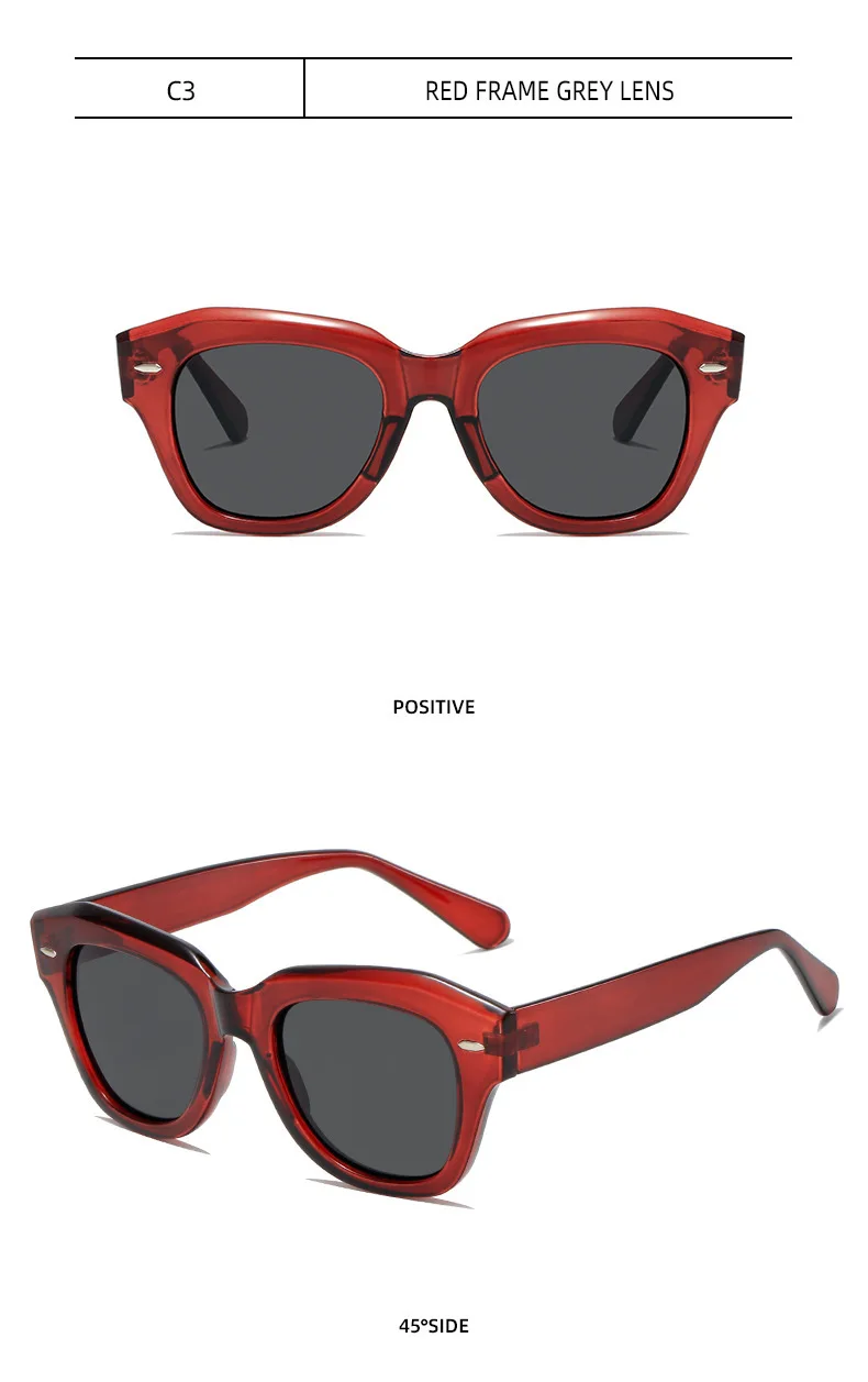 Lunettes De Soleil Vintage Trending Shades Women Fashion Retro Black ...