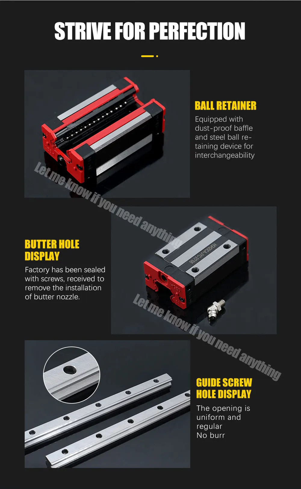 High Quality Linear Guide Rails from Reliable Chinese Factories
