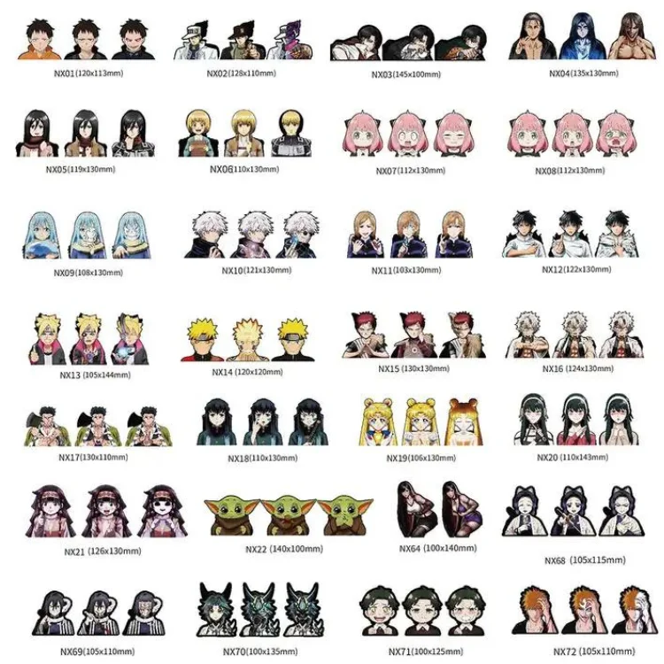 3d Flip Effect Custom Packing Stickers Cartoon High Quality Car ...