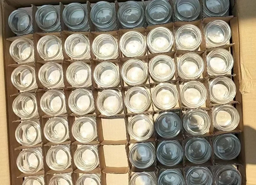 Luxury Matte Black Bamboo Cosmetics Packaging Containers Frosted Glass ...