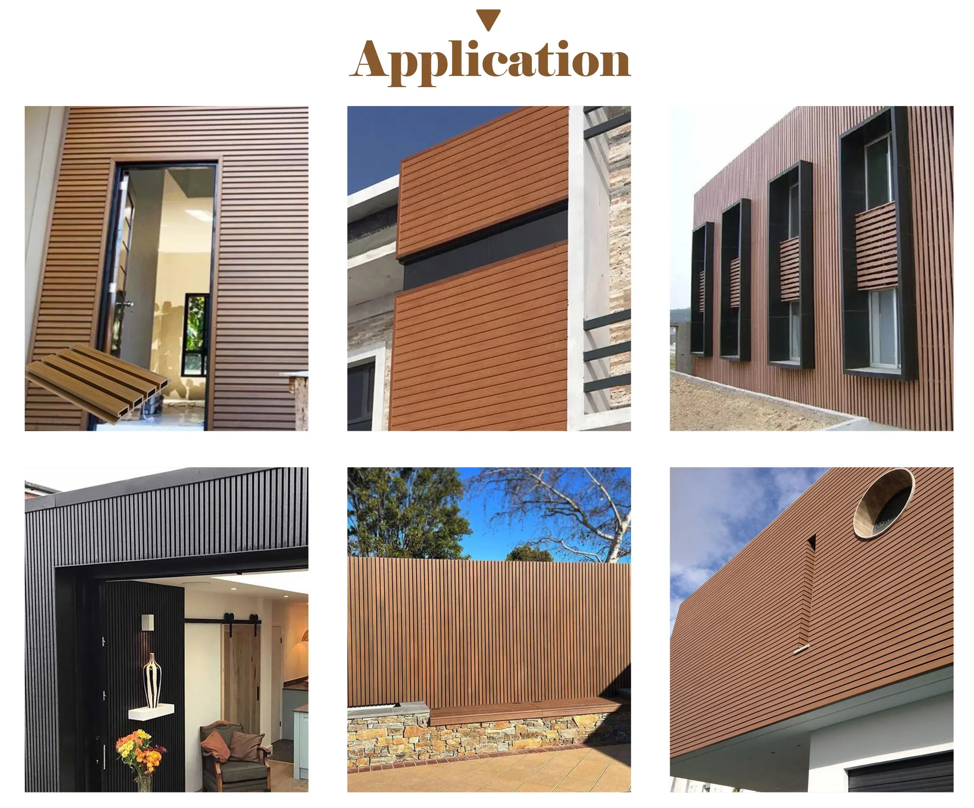 For Wall Eco Slat Wpc Cladding Outdoor 3d Plastic Walls Panel - Buy Eco ...