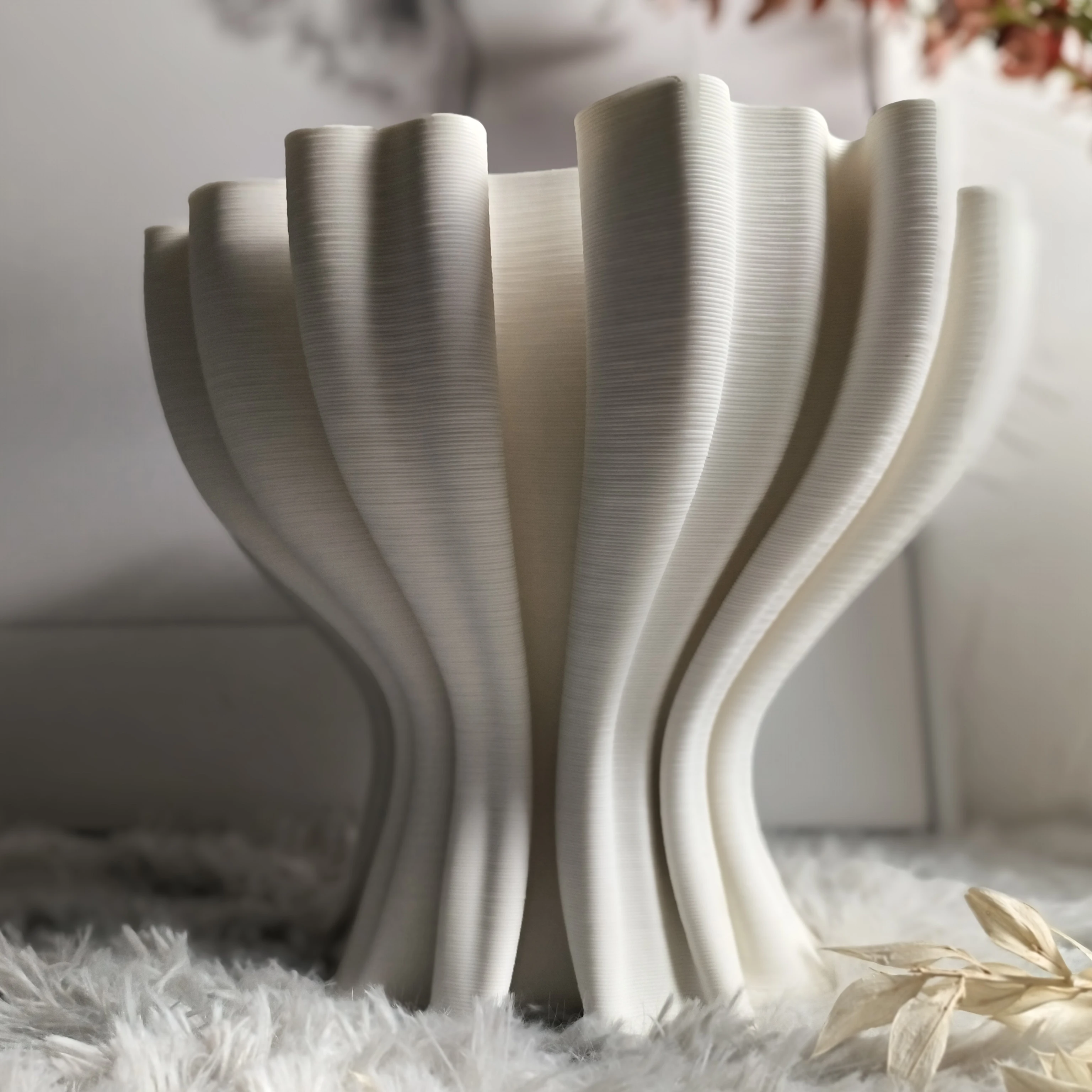 Se7 Custom Sizes 3d Art Irregular Vase Ceramic En Plastique House Decoration Interior Flower ...