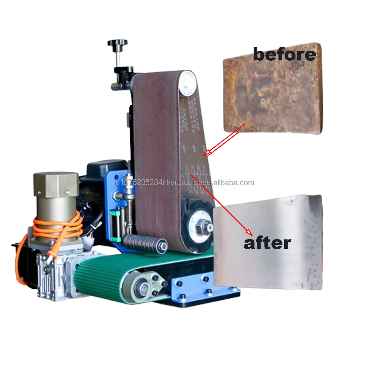 Automatic R-Angle Polishing Machine Square Box Weld Seams Pipe New ...