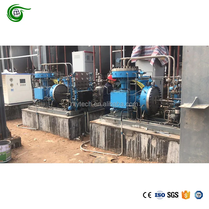 5.5kw High Automation Industrial Compressor Inlet 1mpa Discharge 22mpa ...