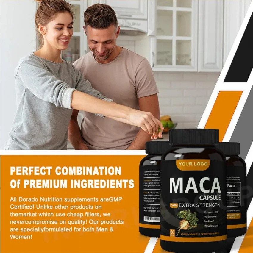 Health Supplement Black Maca Root Extract Pills Organic Maca Root ...