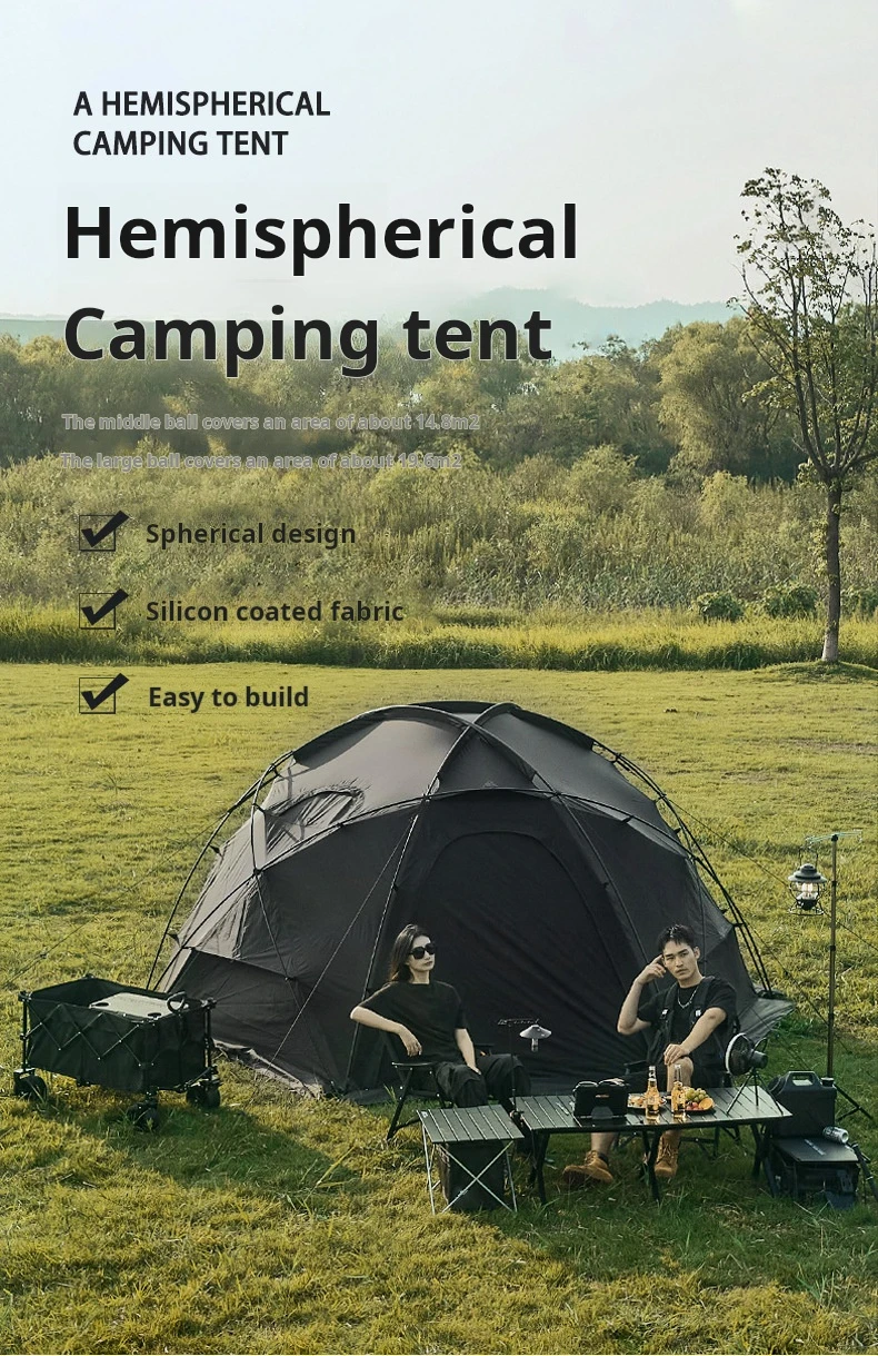 Luxury Portable Foldable Tent - Ideal for All-Season Camping