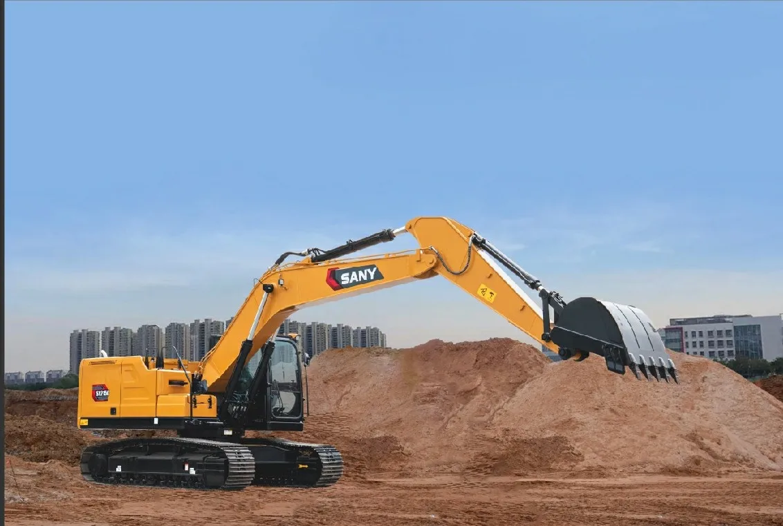 Sany SY215C Excavator - High Quality Earth Moving Machine