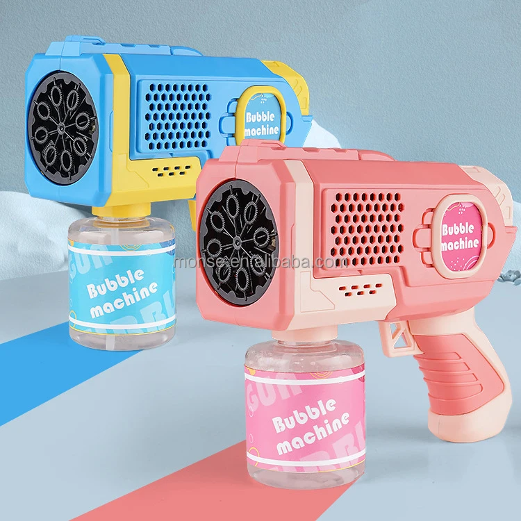 Bubble Gun Bubble Machine Gun For Kids Adults Led Light Leak Proof ...