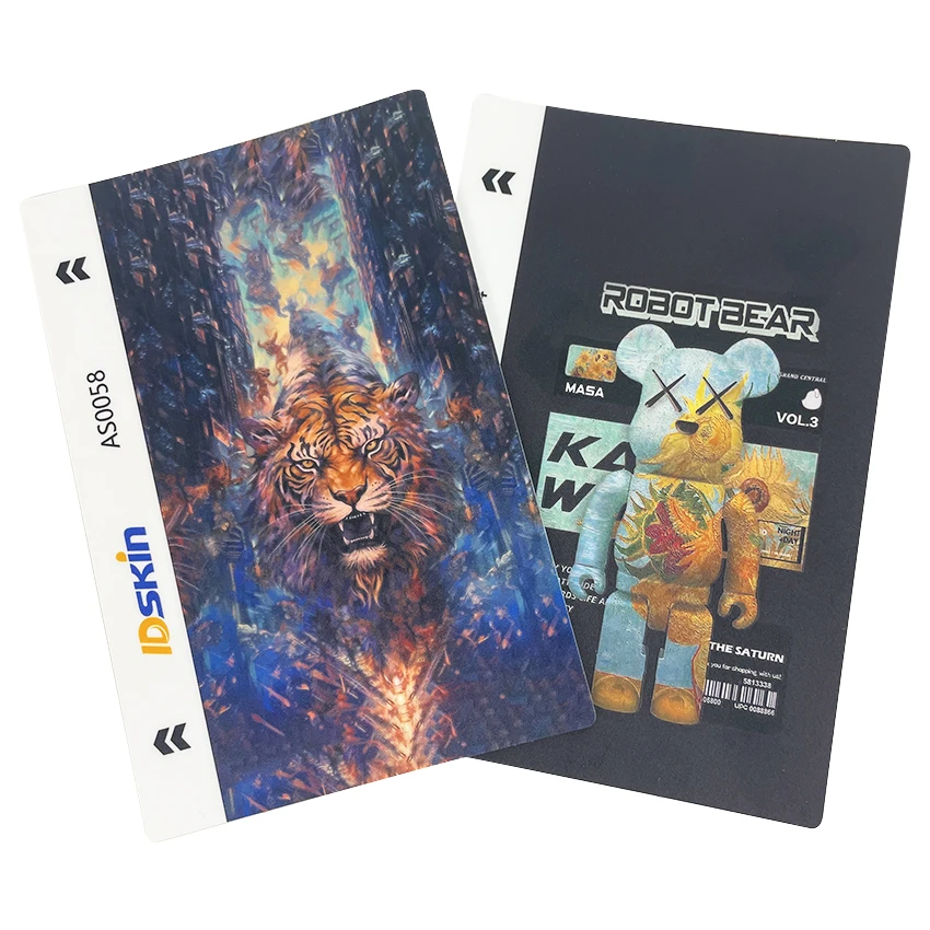 OEM 3D Embossed Skin Vinyl Stickers for Mobiles & Laptops