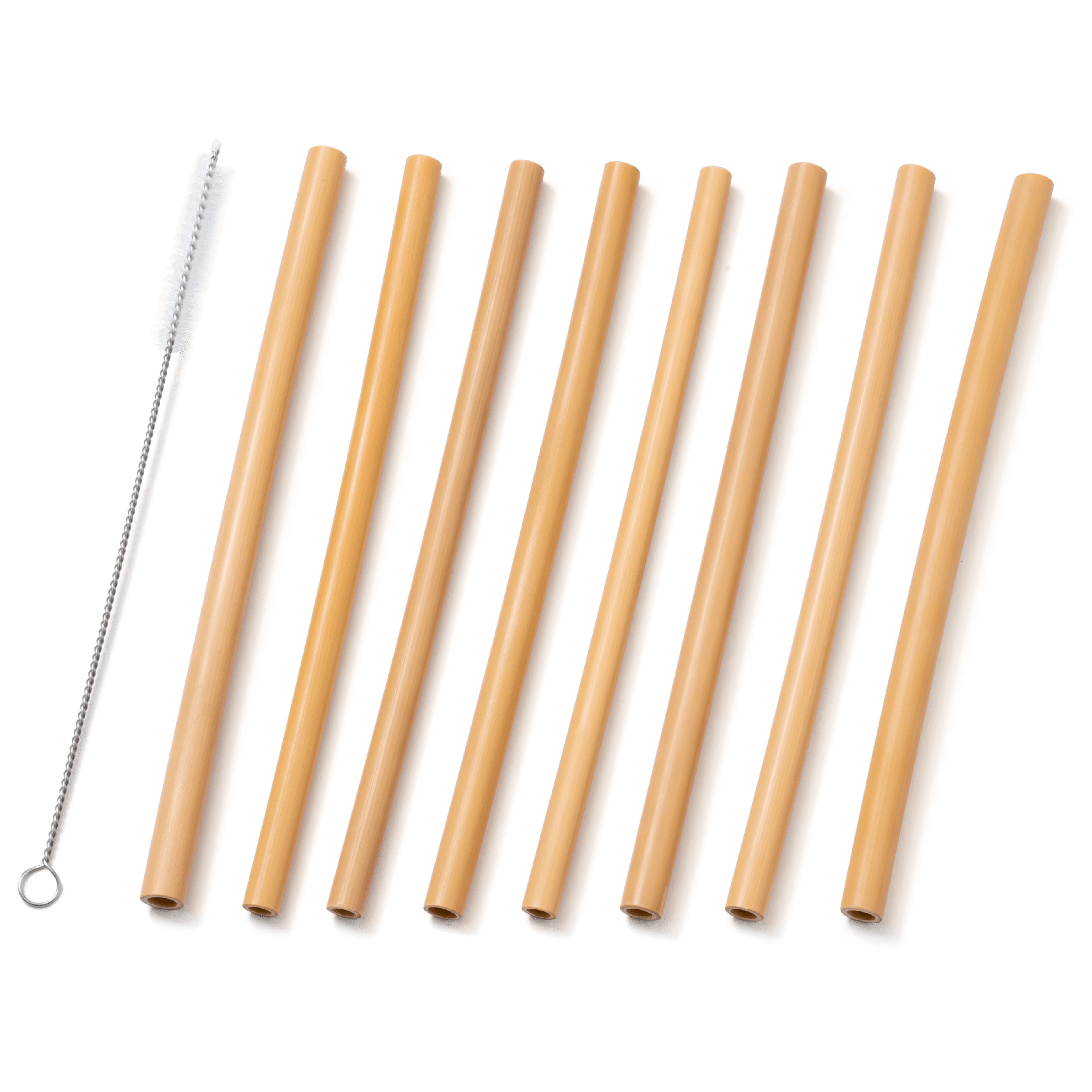 Customized Natural Bamboo Straws Reusable Drinking Straws With Custom ...