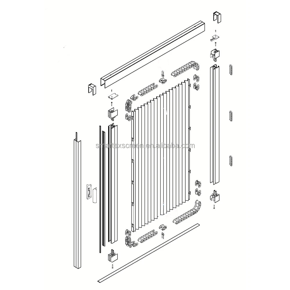 Trackless Retractable Screen Doors - Modern & Durable