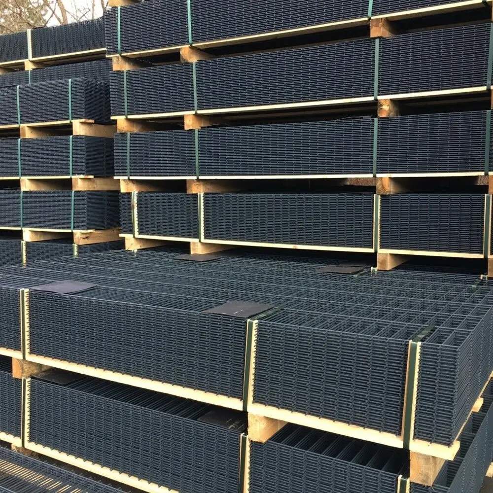 High Quality Powder Coated 868 656 Double Wire Welded Fence Double Loop ...