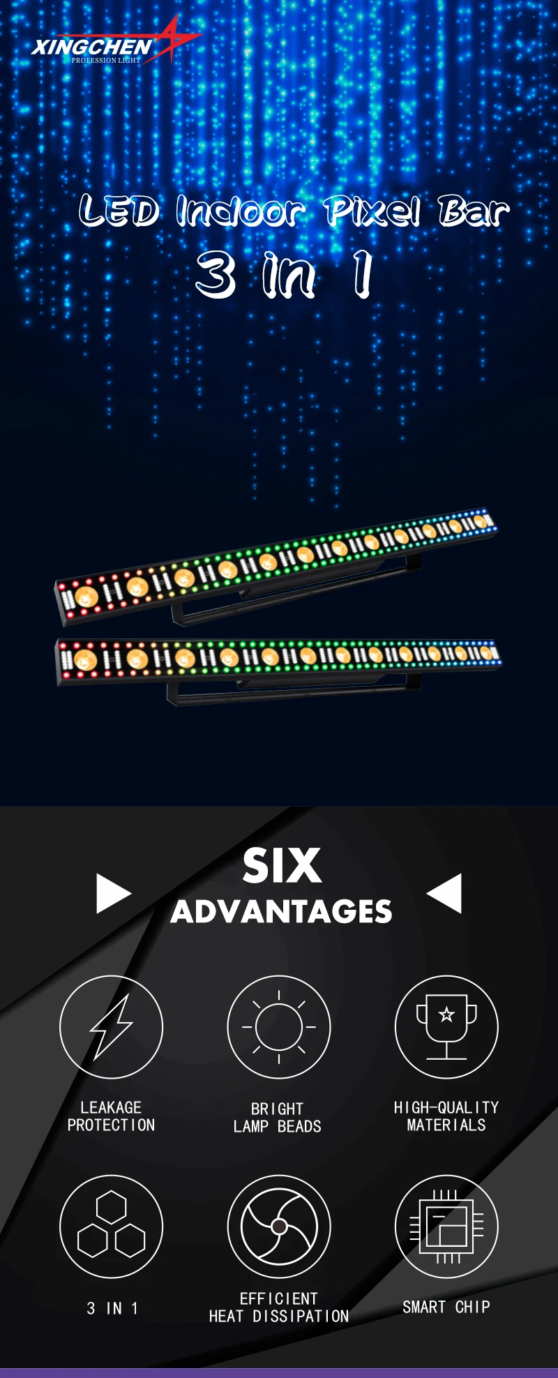 Pixel Light Stage Background Super Beam Pixel Control Dye Light For Led ...