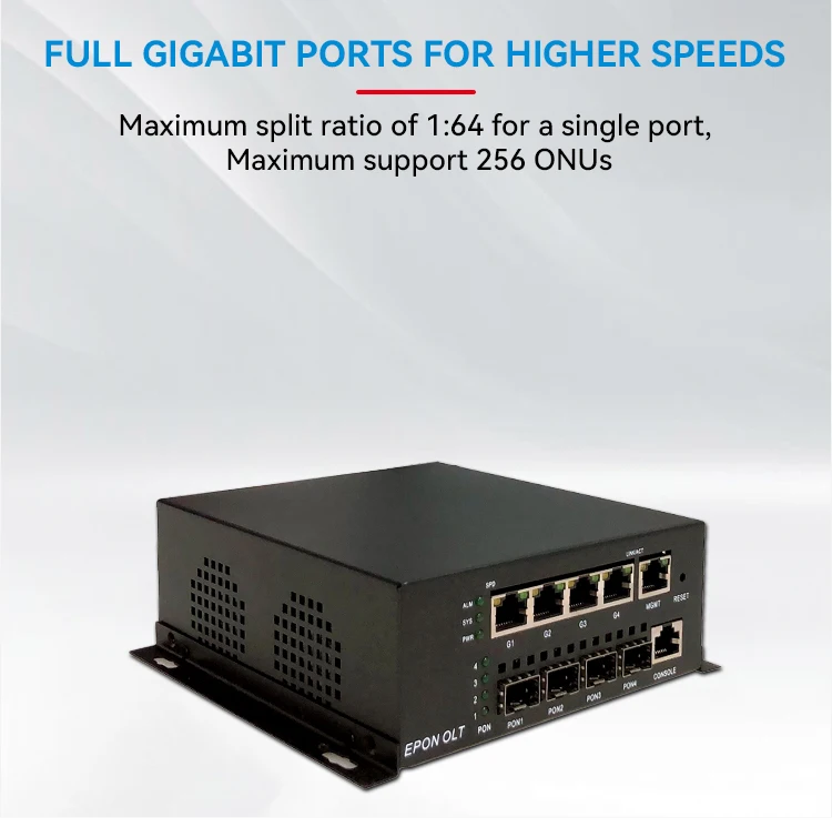 Hioso HA7302V - 2PON EPON OLT FTTH Ethernet IPTV Solution