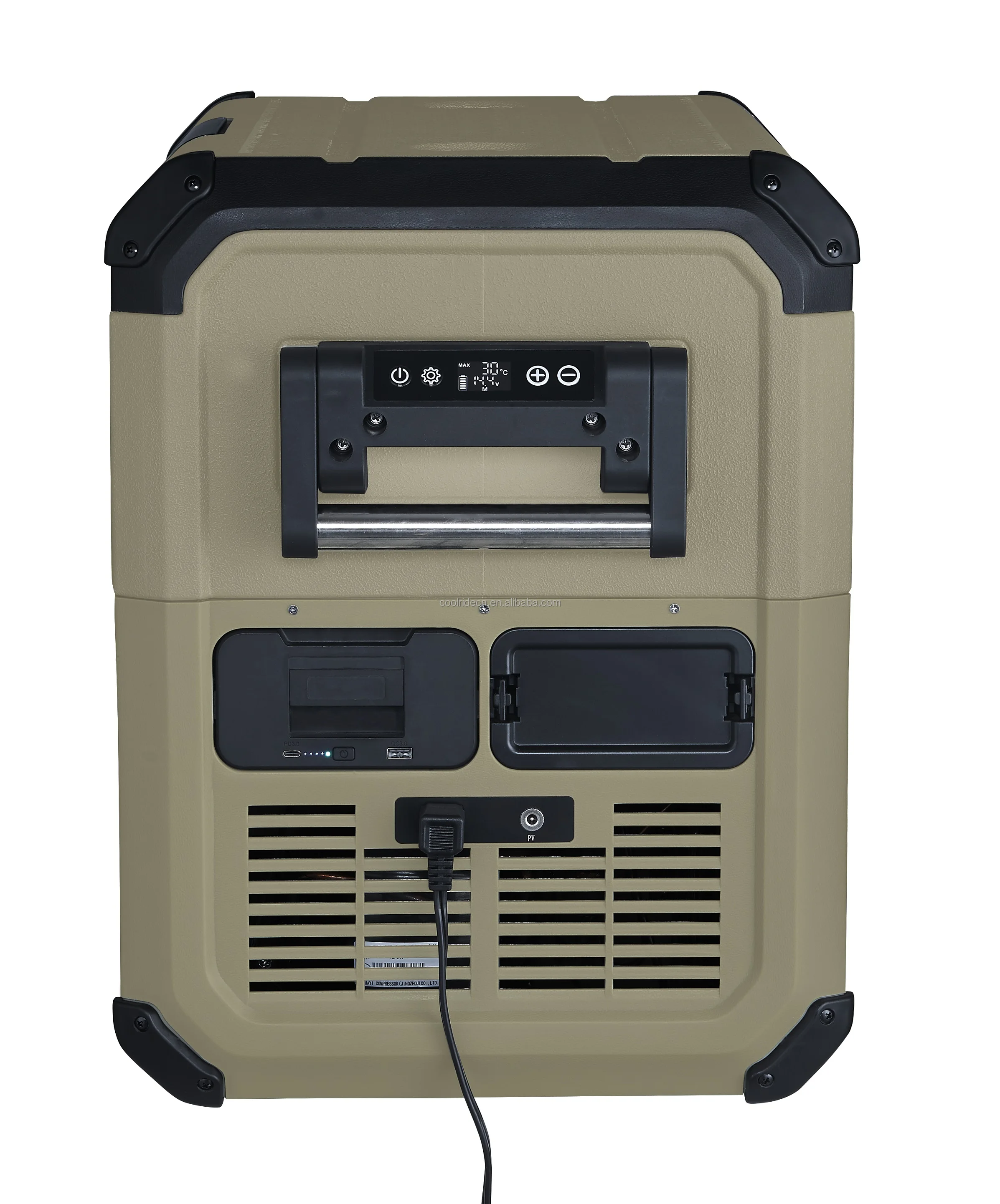 35L Dual Battery Fridge Mini Portable Compressor Refrigeration Single ...