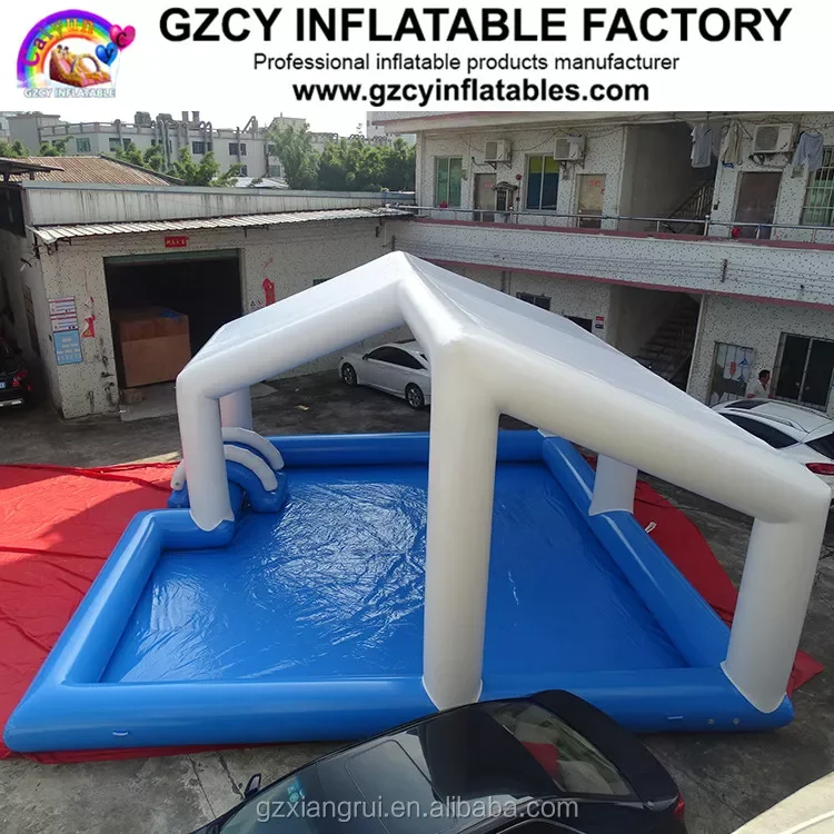 Outdoor Indoor Swimming Pool Inflatable Pool With Tent - Buy Inflatable ...