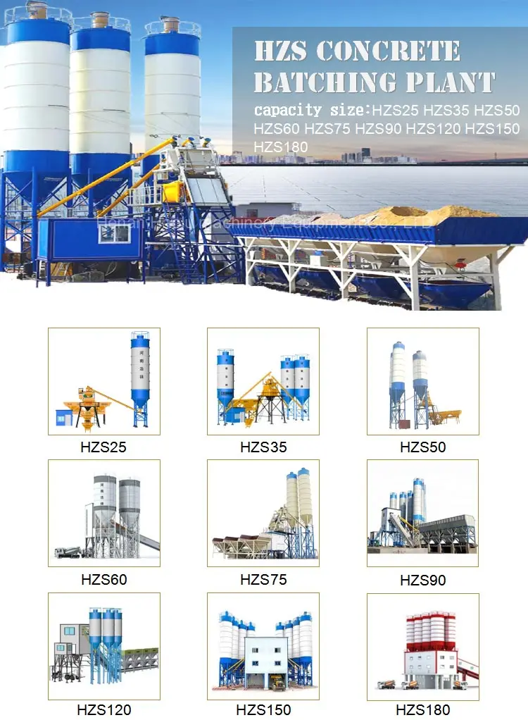 Concrete Mix Plant 60m3 Ready Mixed Concrete Batching Plant Price For ...