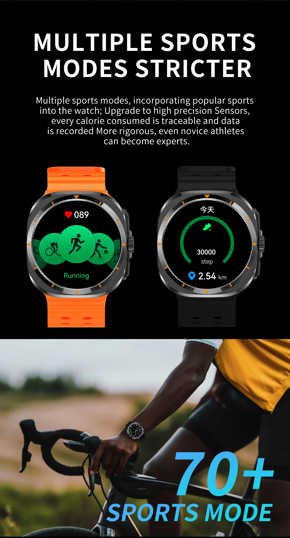 Hot Sale BW8 Smart Watch 1.51" with SIM Card, Wifi, 400mAh Battery ...