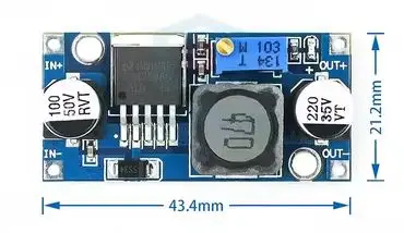 Lm2576 Dc-dc Buck Power Module 3a Electronic Modules Can Be Adjusted To Lower The Voltage Than ...