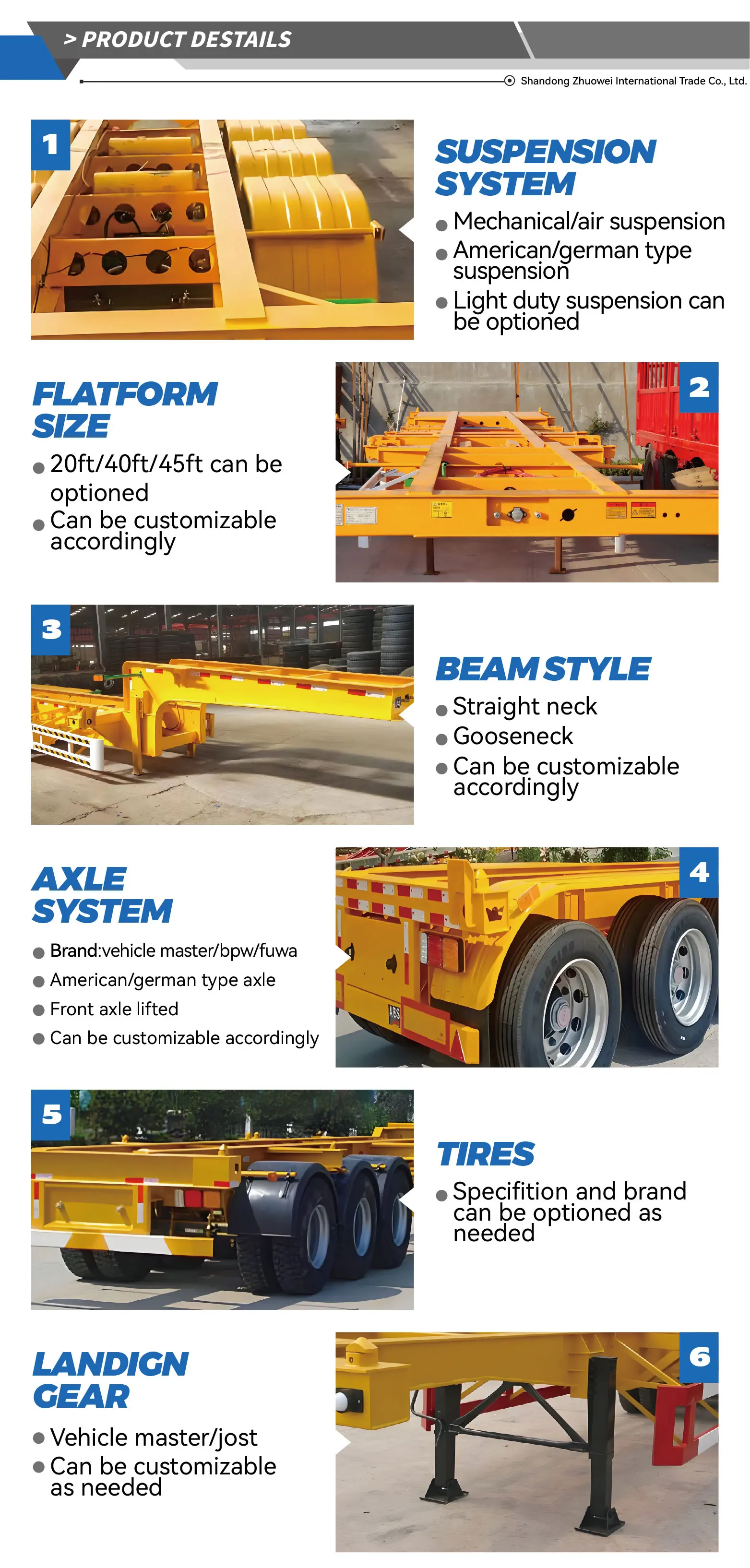 3 Axles Skeletal Chassis Container Carrier 40FT Container Skeleton Semi Trailer| Alibaba.com