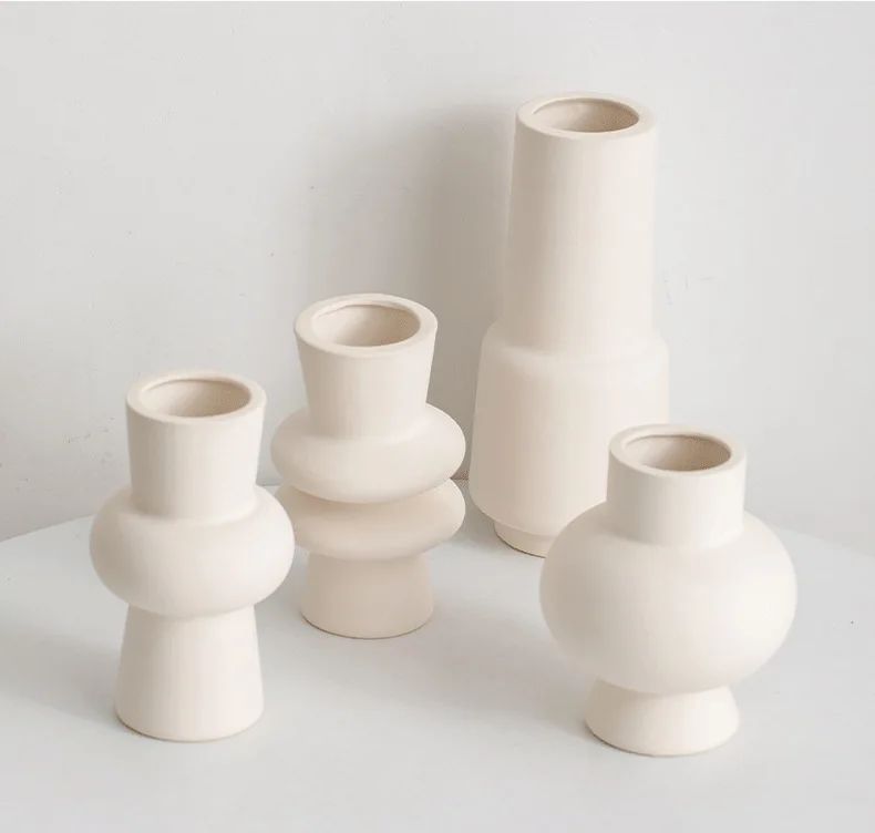 Hotsale Custom Logo Modern Desktop Gradientceramic Flower Vase ...