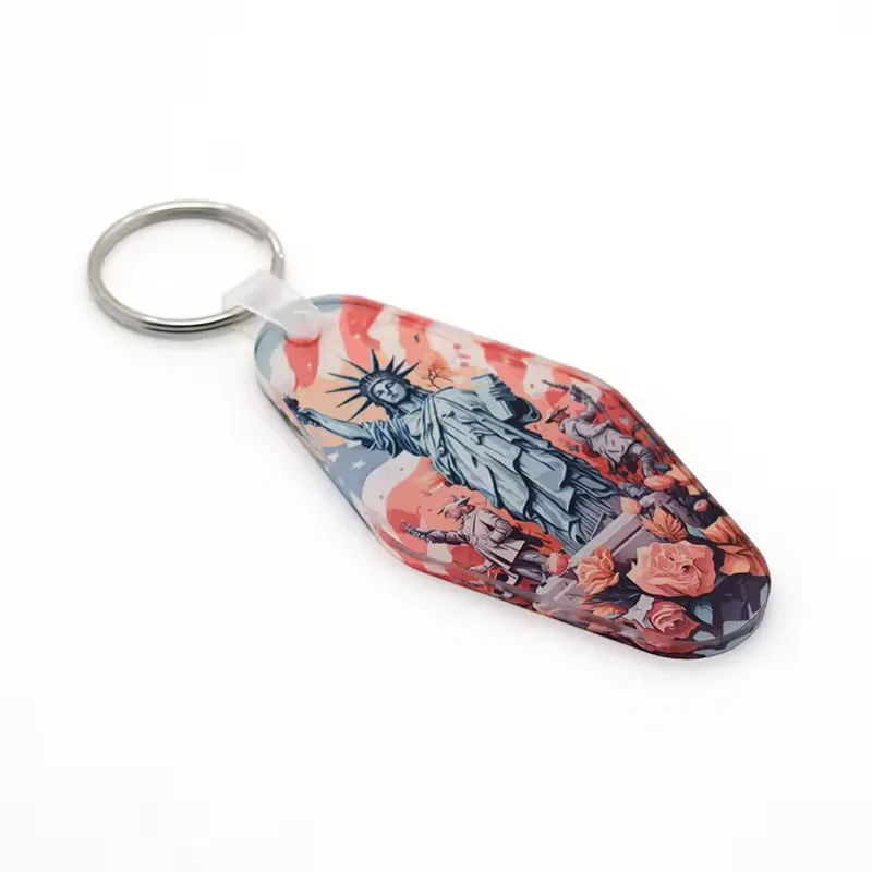 Personalized Acrylic Hotel Keychains Sublimation Blanks Hotel Key ...