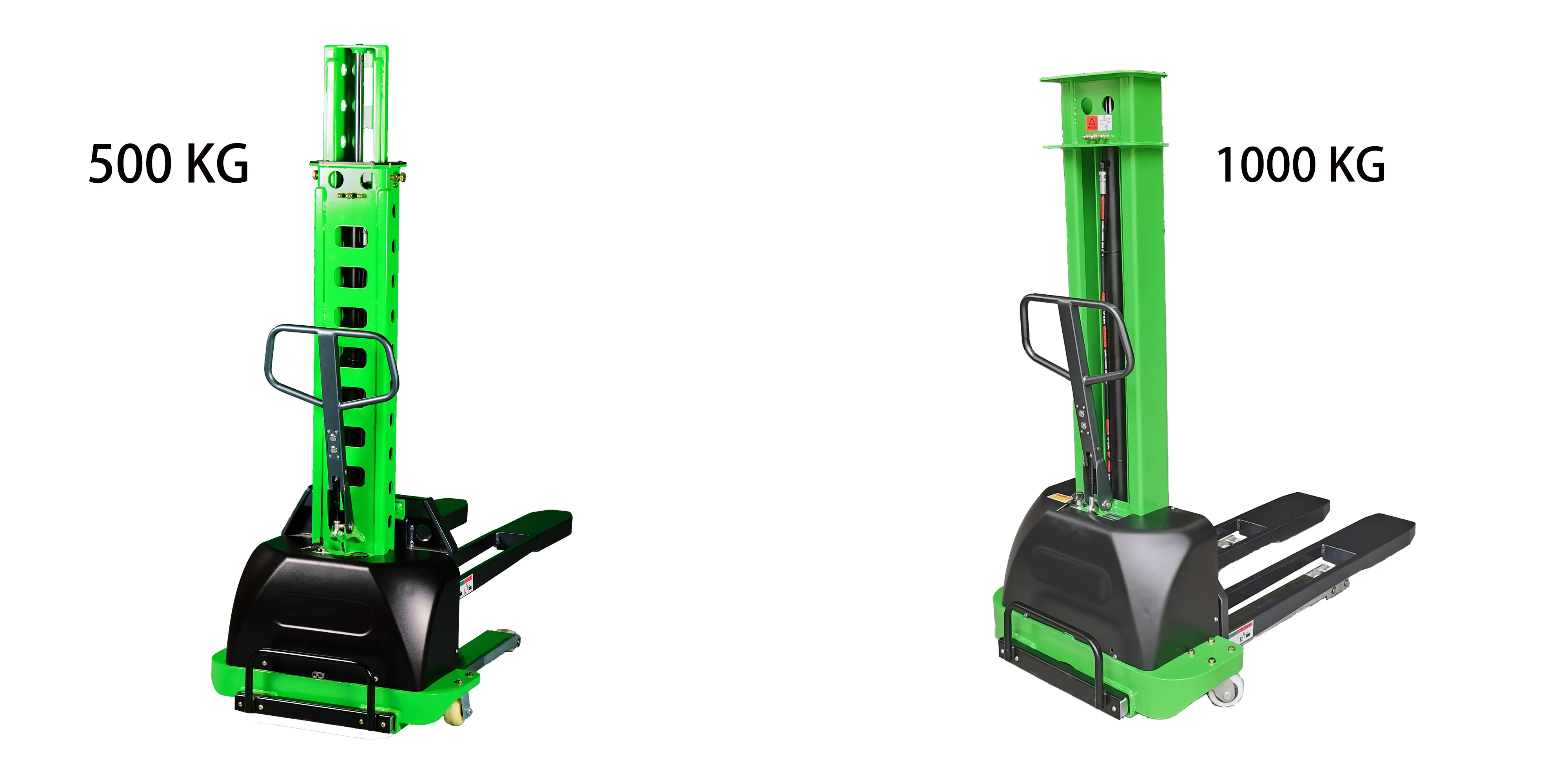 500kg 1000kg Semi Electric Portable Self Loading 1300mm Electric Self ...