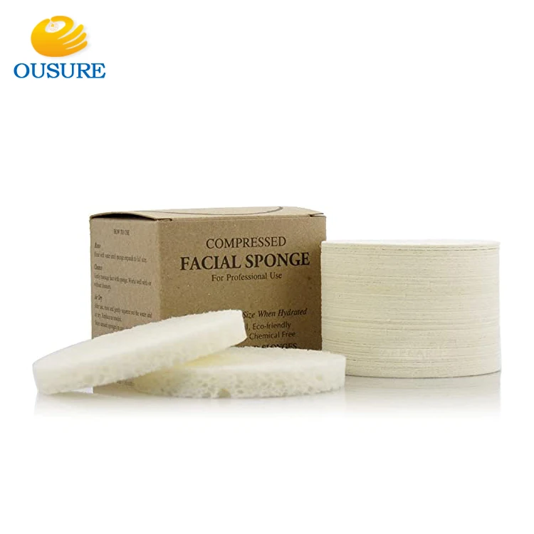 Best Selling Eco Friendly Gifts White Bath Shower Facial Compressed ...