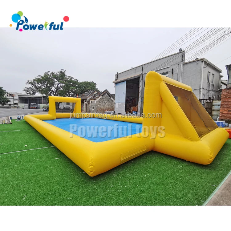 Factory Inflatable Football Pitch Inflatable Sports Games With Air Pump ...