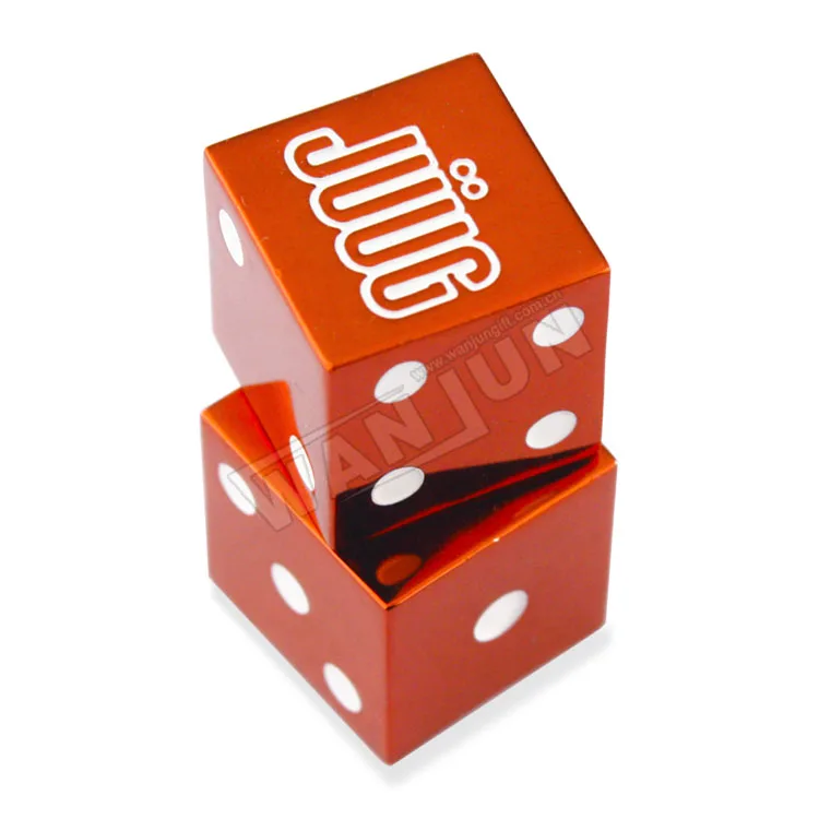 Custom Metal Precision Laser Engraved Dice - Eco-friendly