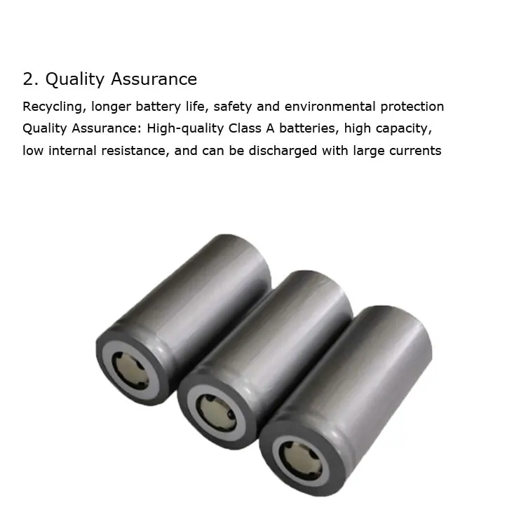 High Quality 2000 Cycle 32650 Li-Ion Battery for LED Flashlight