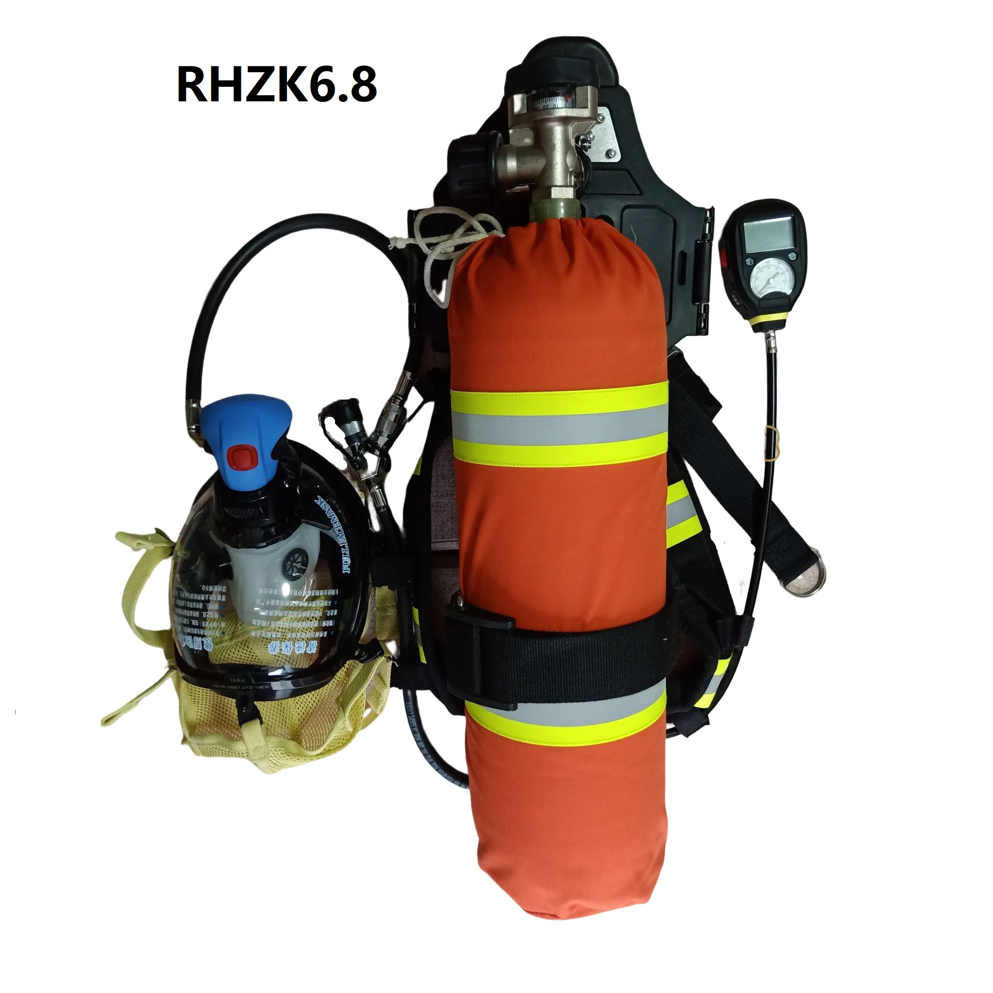 Rhzk6.8 Positive Pressure Fire Fighting Air Respirator Scba Fireman ...