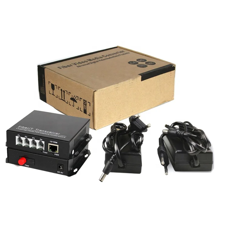 1 Channel Fxo Fxs Voice Telephone And 1 Channel Ethernet Over Fiber ...