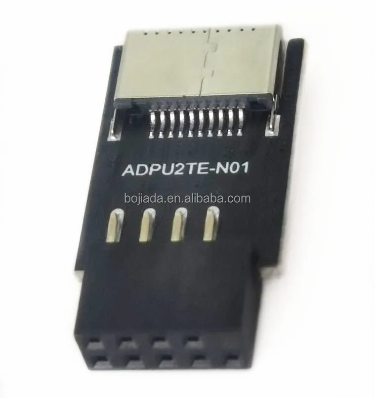 Usb Type-e Socket To Usb 2.0 9pin Male Header Converter Adapter Card ...